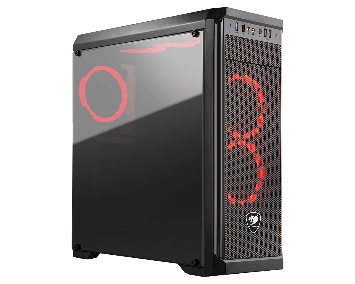 COUGAR 骨伽 MX330-F 中塔式电竞电脑主机箱 – COUGAR 骨伽