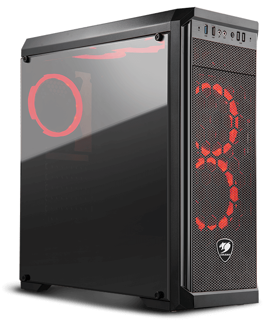 COUGAR 骨伽 MX330-F 中塔式电竞电脑主机箱 – COUGAR 骨伽